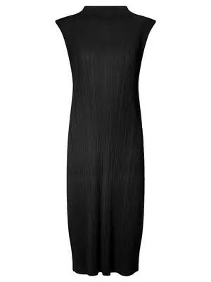 PLEATS PLEASE Issey Miyake Midi Dress - Black