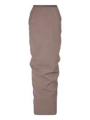 Rick Owens Soft Pillar Maxi Skirt - Purple