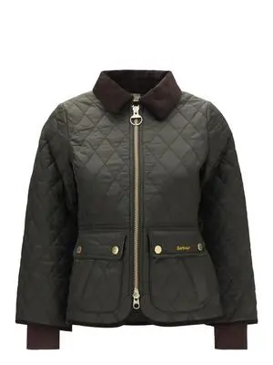 BARBOUR Barbour Quilted Puffer Jacket With Corduroy Collar