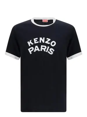 Kenzo Paris Eble Sli Cotton T-shirt Ale - Black