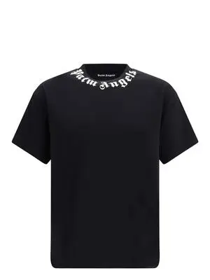 Palm Angels Logo Crewneck T-hirt - Black