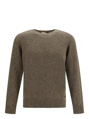 BROOKSFIELD Crewneck Sweater - Brown