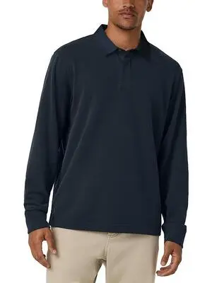 Vuori Cypress Rugby Polo Shirt - Navy