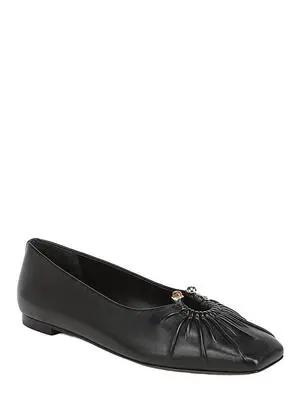 Vince Dany Ballet Flats - Black Nappa
