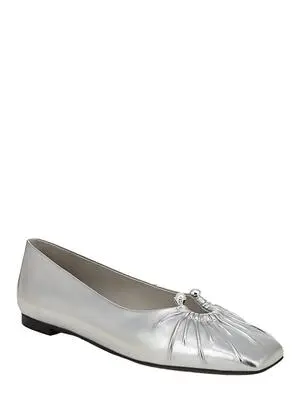 Vince Dany Ballet Flats - Silver Metallic
