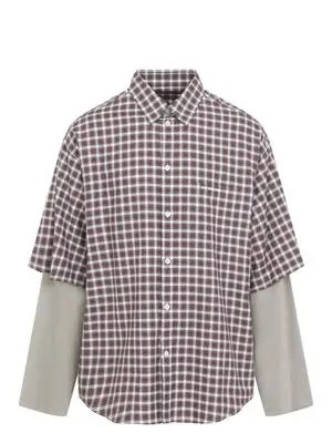 Balenciaga Balenciaga Wrong Sleeve Shirt Men Red
