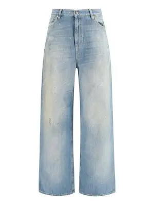 GOLDEN GOOSE Golden Goose Embroidered Logo Denim Jeans