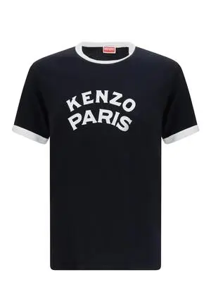 Kenzo Emblem Slim Cotton T-shirt - Black