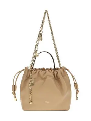 CHLOÉ Chloé Icons Leather Chain Shoulder Bag