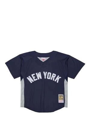 Mitchell & Ness Cc Sabathia 2009 New York Yankees Authentic Batting Practice Jersey - Navy