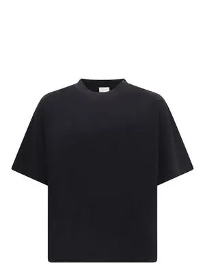 Dries Van Noten Dries Van Noten Men Monochrome Cotton T-Shirt Black