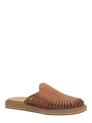 Sanuk You Got My Back Woven Leather Mule - Chestnut