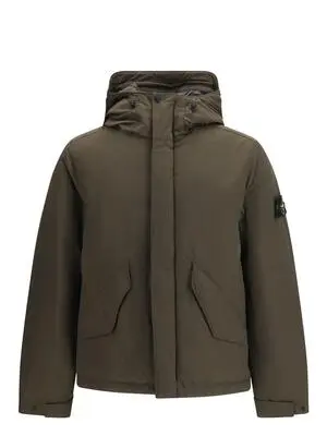 Stone Island Padded Micro Reps Jacket - Green
