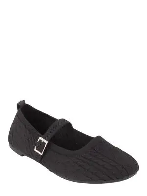 Tahari Montpellier Mary Jane Flat - Black