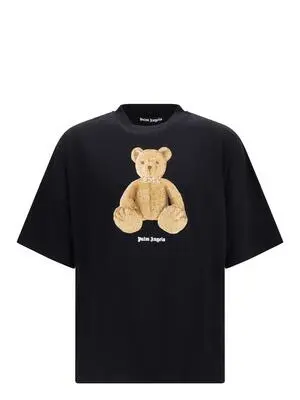 Palm Angels Bear Print T-shirt - Black