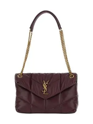 Saint Laurent Loulou Bag In Nappa Lambskin - Red