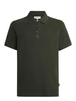 Barbour Cotton Stately Polo Shirt - Green