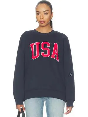 HYPE AND VICE Offside Crewneck Sweatshirt - Navy