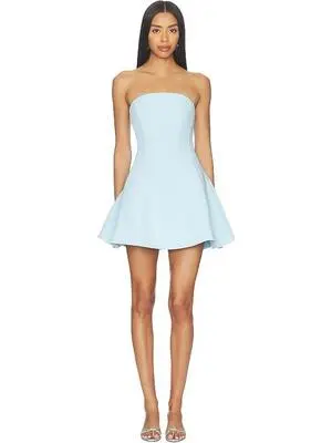 Bardot Nikita Strapless Mini Dress - Soft Blue