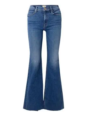 MOTHER High-rise Flared Jeans - Blue