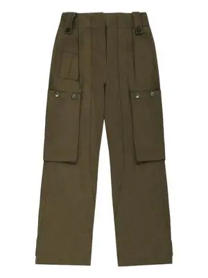 Andersson Bell Patchwork Design Work Trousers - Khaki