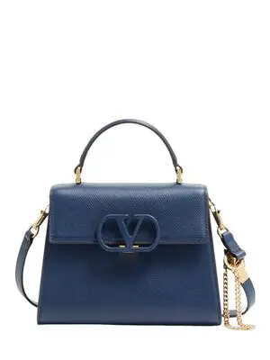 Valentino Garavani Vsling Small Handbag In Grainy Calfskin - Worker