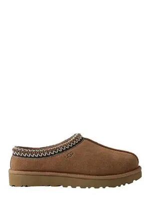UGG UGG Tasman Embroidered Shearling Slippers Green