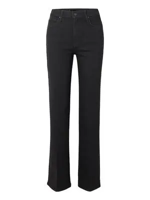 MOTHER High-rise Straight-leg Jeans In Wash - No