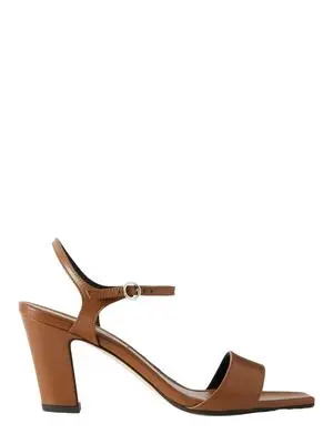 AeydĒ Leather Block Heel Sandals - No