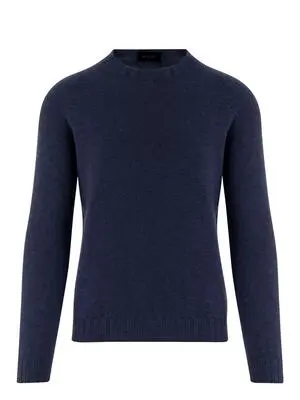 Tagliatore Long-sleeved Sweater - Blue
