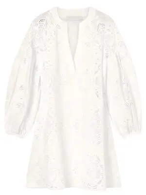 Borgo De Nor Harlow Broderie Anglaise Mini Dress - No