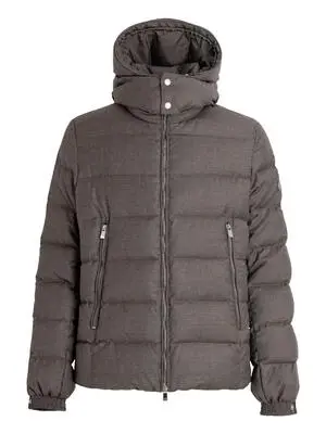 TATRAS Long-sleeve Hooded Padded Jacket - Mocha