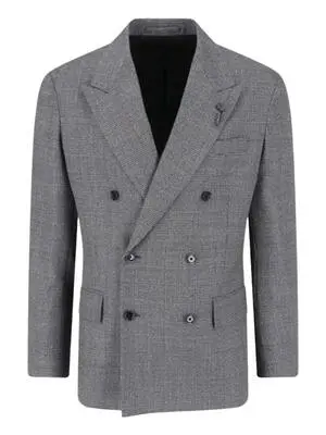 LARDINI Long-sleeve Blazer - Grey