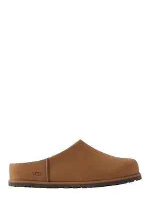 UGG Solid-color Nubuck Clogs - Brown