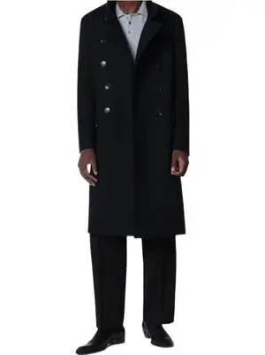 TOM FORD Double-breasted Coat - Midnight Blue