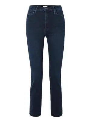 MOTHER Mother Mid-Rise Straight-Leg Jeans