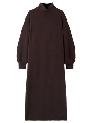 ALLUDE Wool And Cashmere-blend Maxi Dress - No