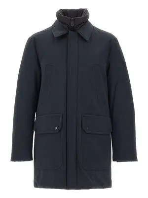 Peuterey Loch Tj Hooded Parka Coat - Dark Blue
