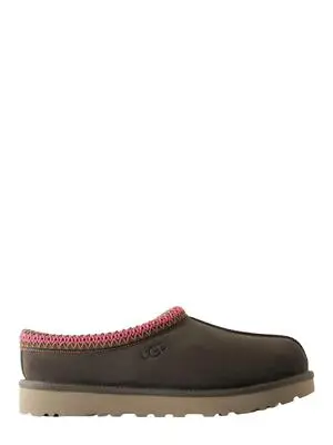 UGG UGG Shearling Lined Suede Slippers Black