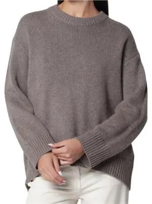 LISA YANG Lisa Yang Noor Crew-Neck Cashmere Sweater Truffle