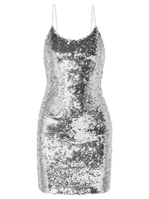 ALICEOLIVIA Sequin Tulle Mini Dress - No