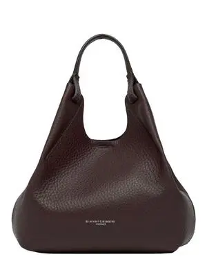 GIANNI CHIARINI Dua Textured Tote Bag - Espresso