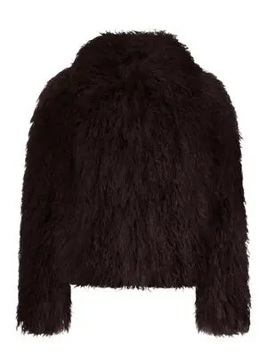 Tagliatore Short Curly Sheepskin Jacket - Moro
