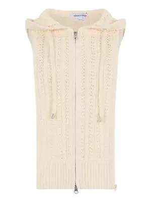 Veronica Beard Hooded Zip Cardigan - No