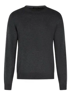 GRAN SASSO Crew Neck Long Sleeve Sweater - Grey
