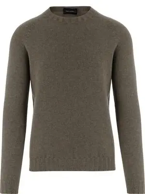Tagliatore Long-sleeved Sweater - Brown