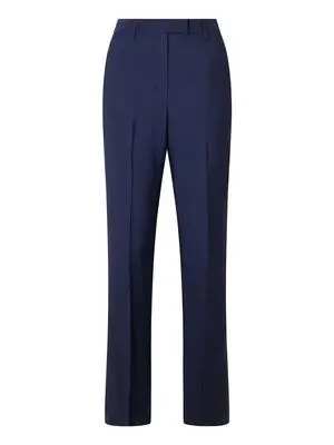 KALLMEYER Mid-rise Tailored Straight-leg Trousers - Blue