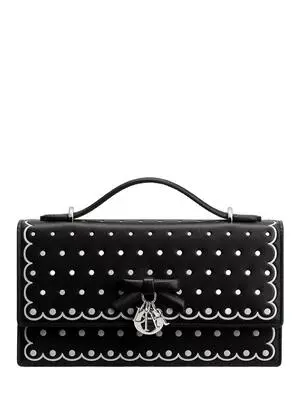 Dior Mini Bag With Silver-tone D.i.o.r. Charms - Black
