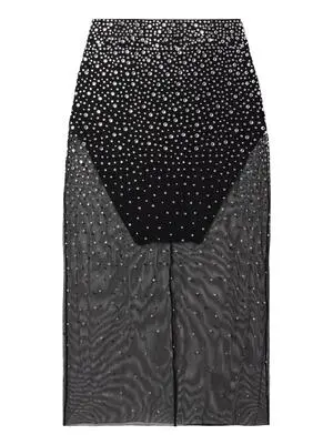 Alex Perry Crystal-embellished Tulle Skirt - No
