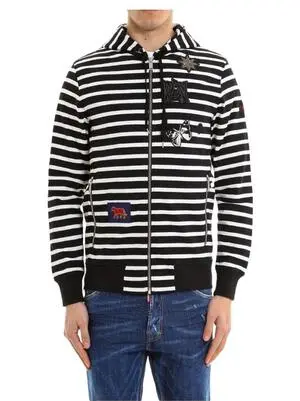 Alexander McQueen Striped Casual Jacket - Black